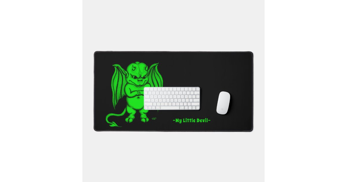 Little nasty Devil Desk Mat | Zazzle