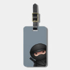 Little Ninja with Name, Address and Contact Info Luggage Tag | Zazzle.com