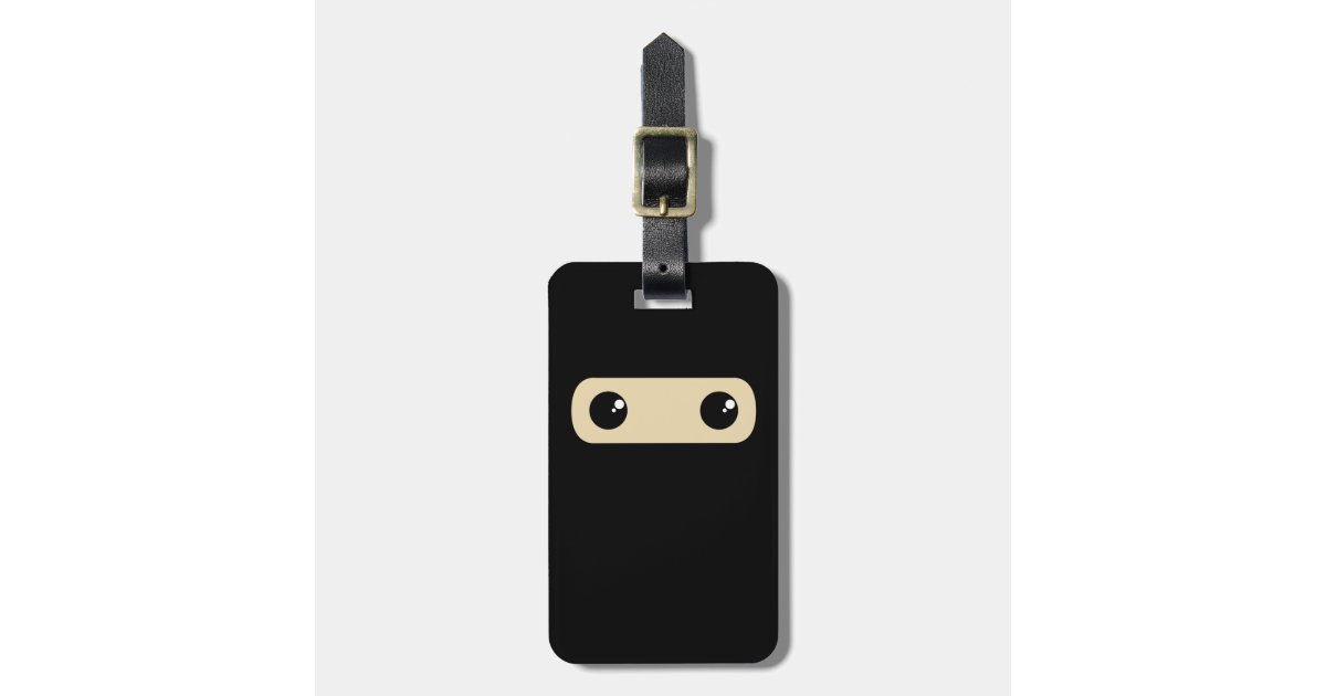 Little Ninja with Name, Address and Contact Info Luggage Tag | Zazzle