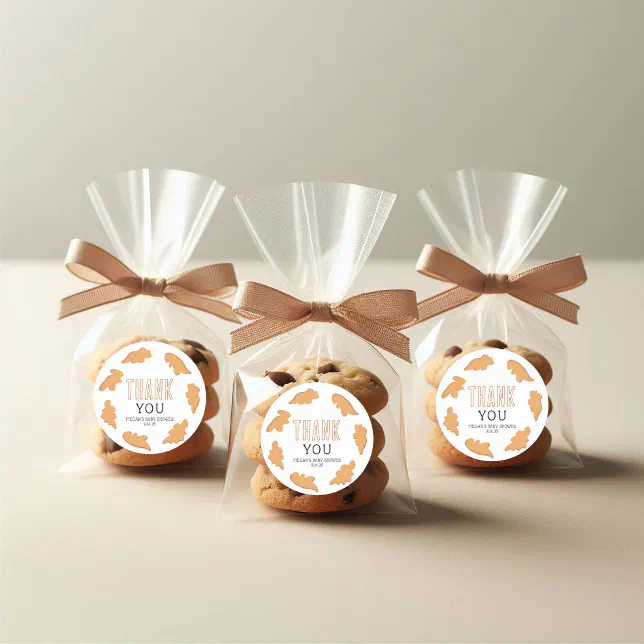 Little Nugget Baby Shower Thank you Favor Stickers | Zazzle