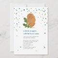 Little Nugget Chicken Nugget Blue Boy Baby Shower Invitation | Zazzle