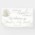 Little Pearl Under the Sea Pearlcore Baby Shower Banner | Zazzle