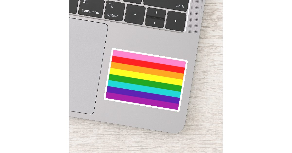 Little Pride Flag Sticker | Zazzle