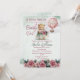 Little Princess Bear Bearly Wait Girl Baby Shower Invitation | Zazzle