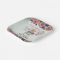 Little Princess Bear Bearly Wait Girl Baby Shower Paper Plates | Zazzle