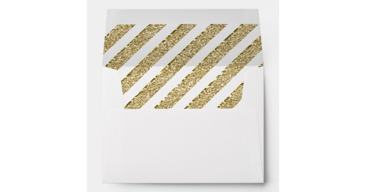 Little Princess Envelope, Faux Gold Glitter Envelope | Zazzle