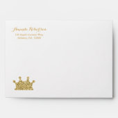 Little Princess Envelope, Faux Gold Glitter Envelope | Zazzle