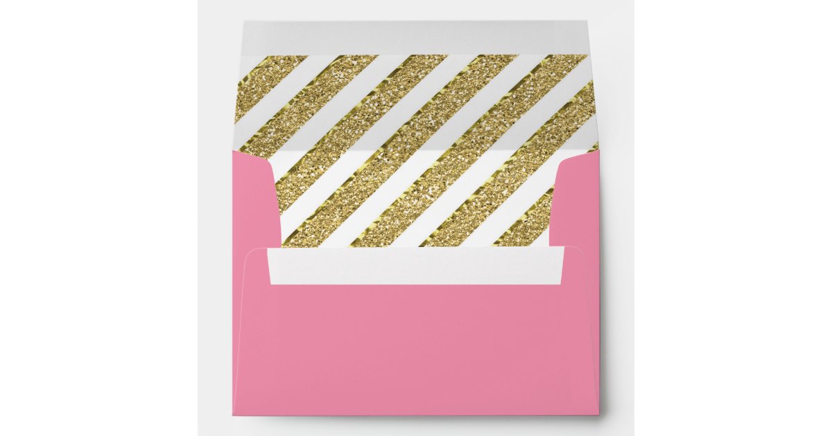 Little Princess Envelope, Faux Gold Glitter Envelope | Zazzle
