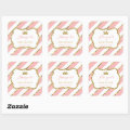 Little Princess Sticker, Pink, Faux Glitter Square Sticker | Zazzle