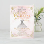 Little Princess turning FOURTH 4TH Birthday Party Invitation | Zazzle