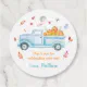 Little Pumpkin Truck Birthday Favor Tags | Zazzle