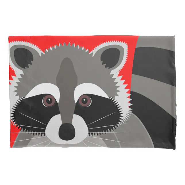 Little Raccoon Rascal Pillowcase | Zazzle