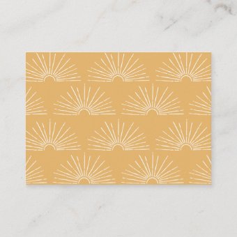 Little Ray of Sunshine Boho Diaper Raffle Ticket Enclosure Card | Zazzle