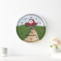Little Red Car Wall Clock | Zazzle