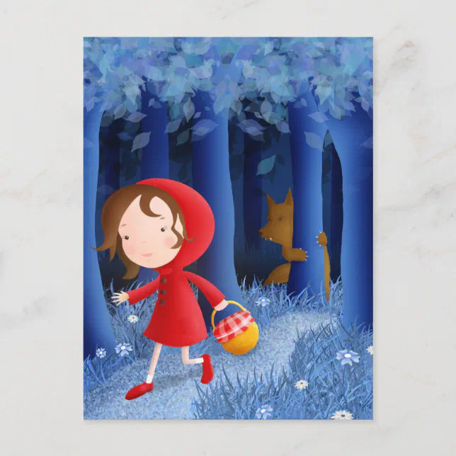 Little Red Riding Hood - postcard | Zazzle