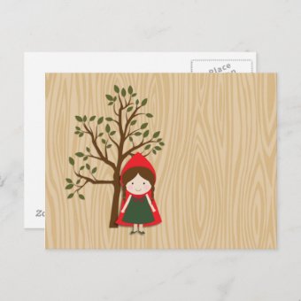 Little Red Riding Hood Postcard | Zazzle