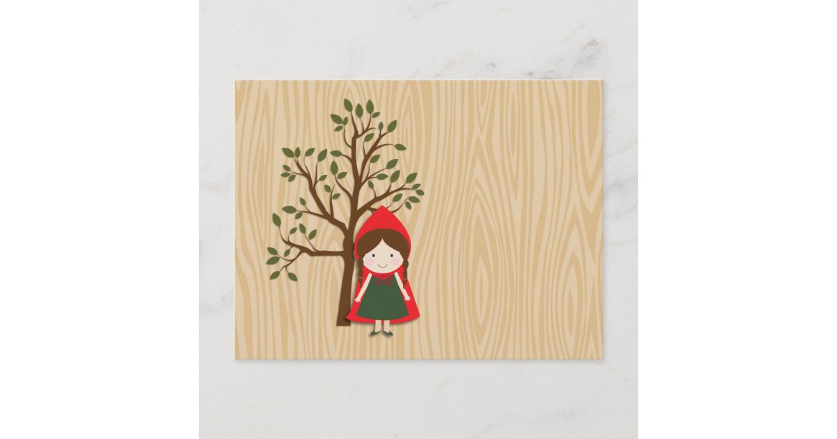 Little Red Riding Hood Postcard | Zazzle