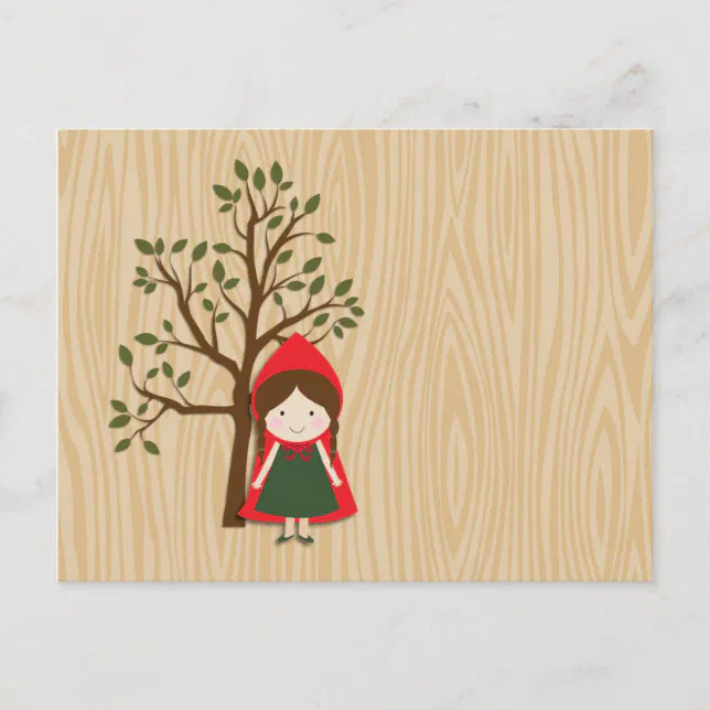 Little Red Riding Hood Postcard | Zazzle
