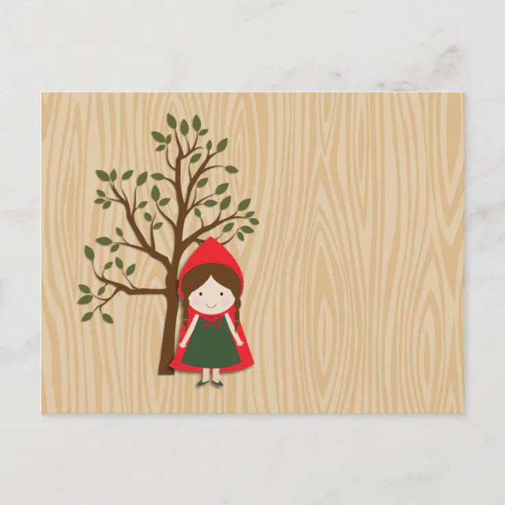 Little Red Riding Hood Postcard | Zazzle