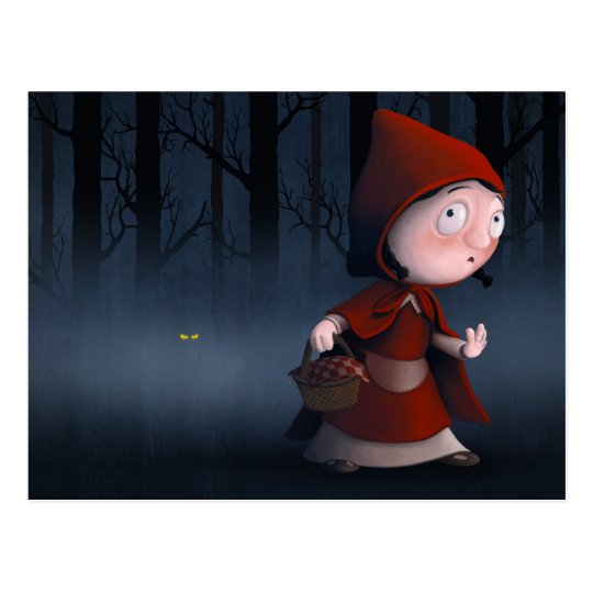 Little Red Riding Hood Postcard | Zazzle.com