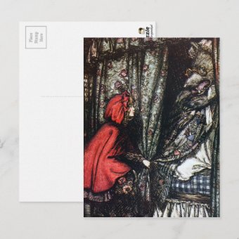 Little Red Riding Hood Postcard | Zazzle