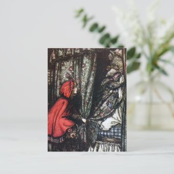 Little Red Riding Hood Postcard | Zazzle