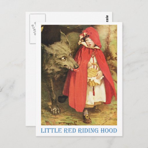 Little Red Riding Hood Postcard | Zazzle