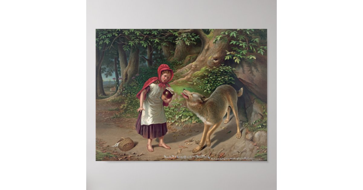 Little Red Riding Hood Poster | Zazzle