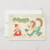 Little Red Riding Hood Thank You Note Invitation | Zazzle