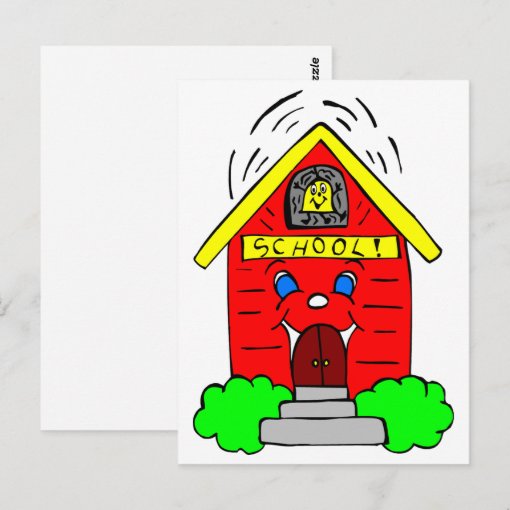 Little Red Schoolhouse Postcard | Zazzle