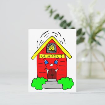 Little Red Schoolhouse Postcard | Zazzle