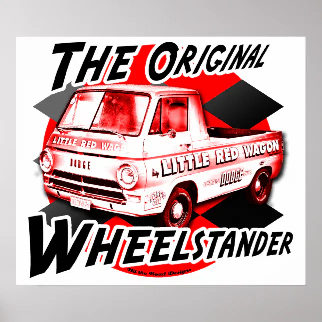 Little Red Wagon Poster | Zazzle