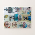 Little Robots Everywhere 004 Jigsaw Puzzle | Zazzle
