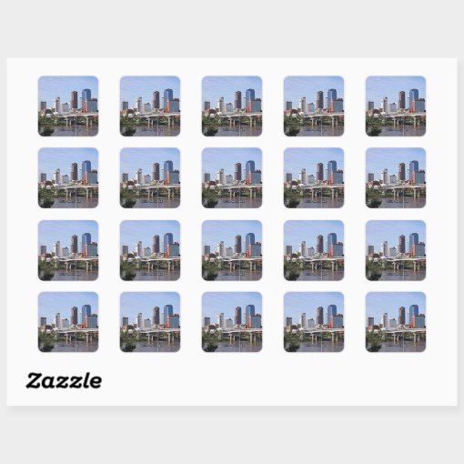 Little Rock, Arkansas Square Sticker | Zazzle