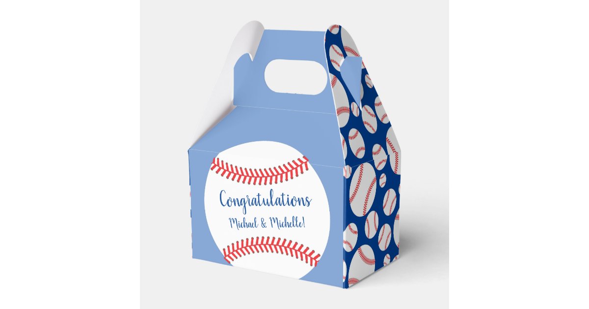 Little Slugger Baseball Baby Shower Favor Boxes | Zazzle