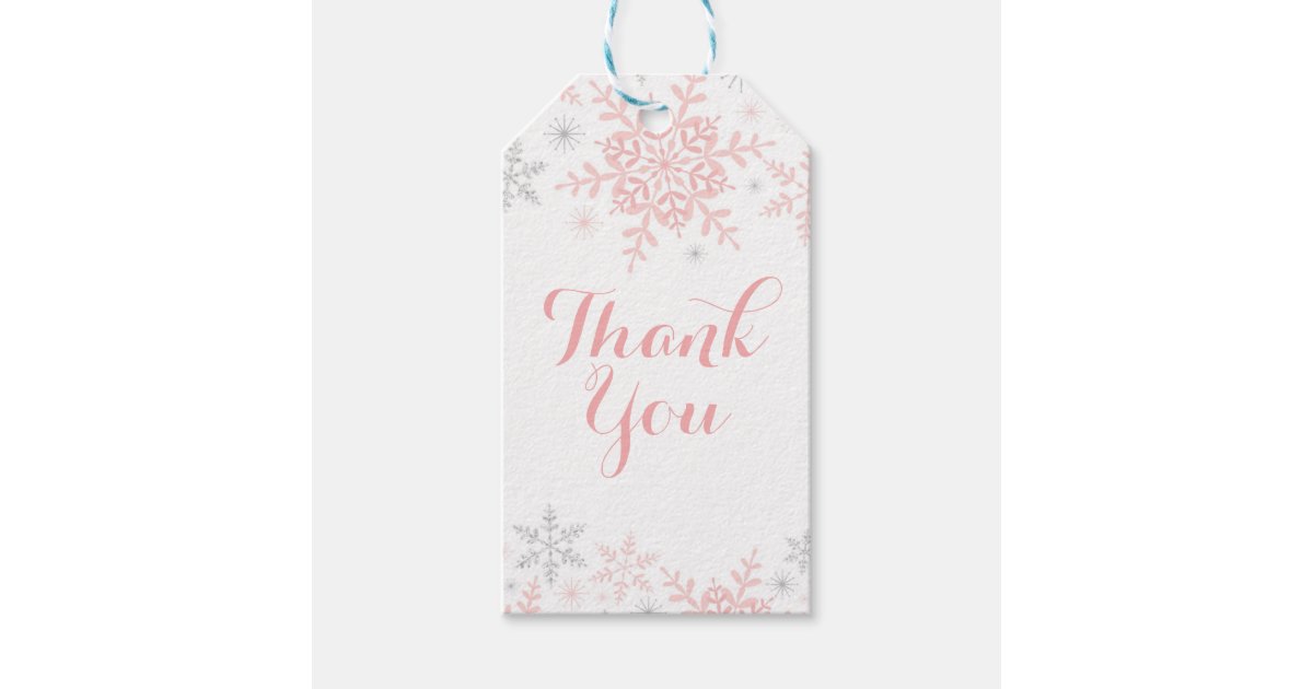 Little Snowflake Baby Shower Gift Tag | Zazzle