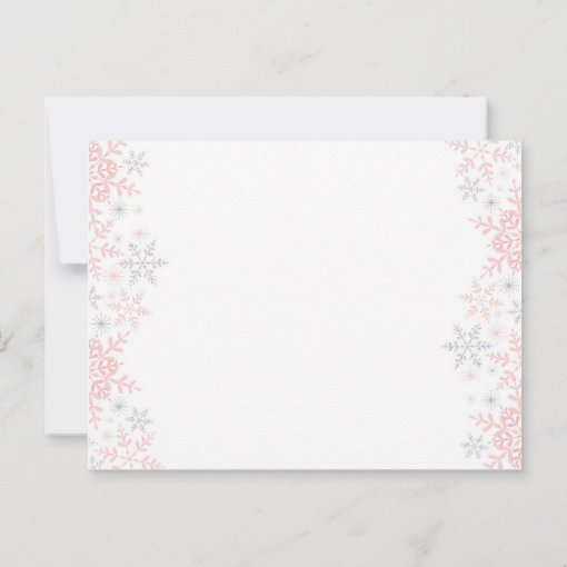 Little Snowflake Baby Shower Wishes for Baby Advice Card | Zazzle