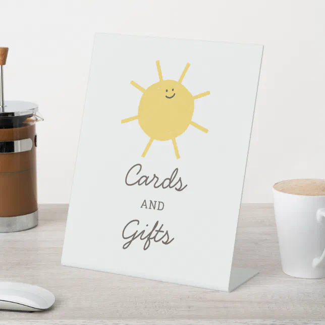 Little Sunshine Baby Shower Cards and Gifts Sign | Zazzle