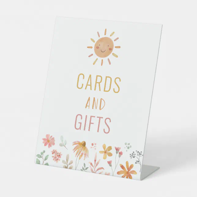 Little Sunshine Birthday Party Cards & Gifts Sign | Zazzle