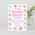 Little Sweet Heart Valentine's Day Birthday Party Invitation | Zazzle