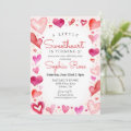 Little Sweetheart February Birthday Party for Girl Invitation | Zazzle