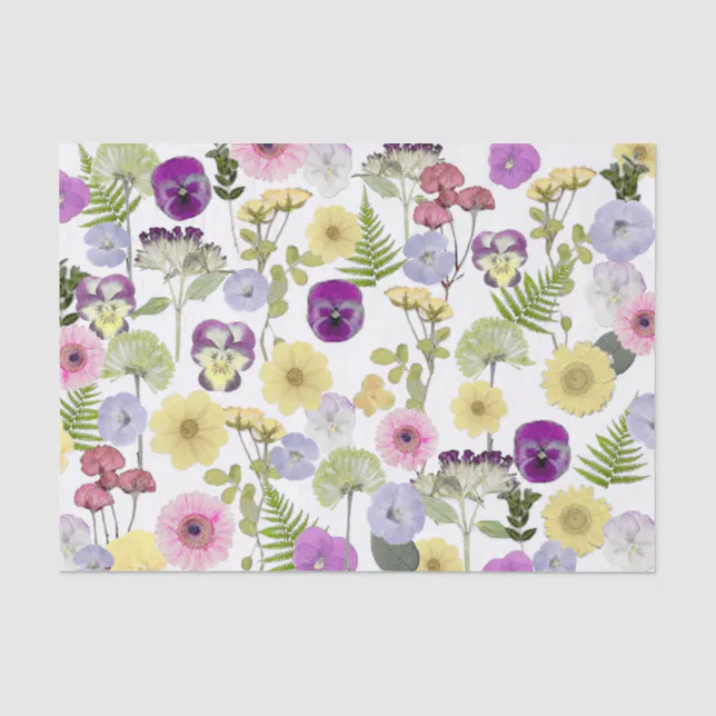 Little Wildflower baby shower theme tissue paper | Zazzle