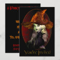 Little Witch Halloween Party Invitation | Zazzle