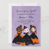 Little Witch Halloween Party Invitation | Zazzle