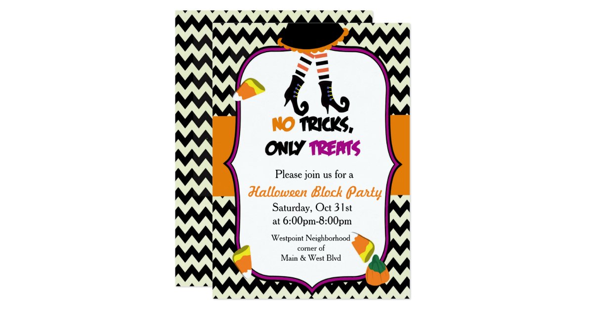 Little Witch Halloween Party Invitation | Zazzle.com