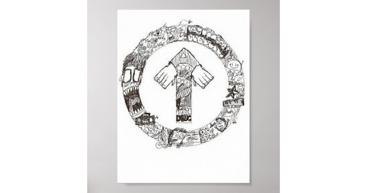 Live Above The Influence Poster | Zazzle