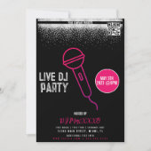 Live DJ Night Event Party Bar Club Flyer Invitation | Zazzle