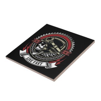 Live Fast Tile | Zazzle