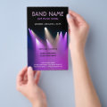 Live Music Concert Lights Flyer | Zazzle