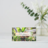 Live Naturally Essential Oils Business Card | Zazzle